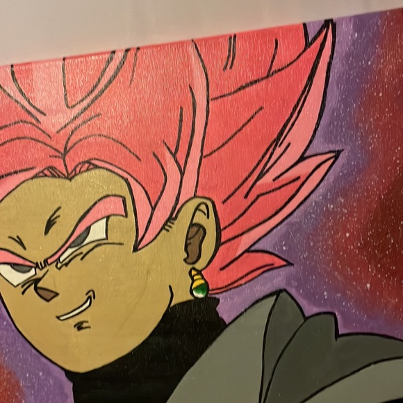 Art | Dragon Ball Super Goku Black Custom Painting | Poshmark